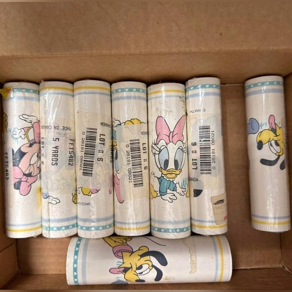 Other | Vintage 1984 Disney Babies Decorative Wall Border Mickey Mouse ...